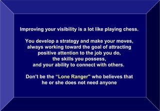 Ten commandments to make your self visible | PPT