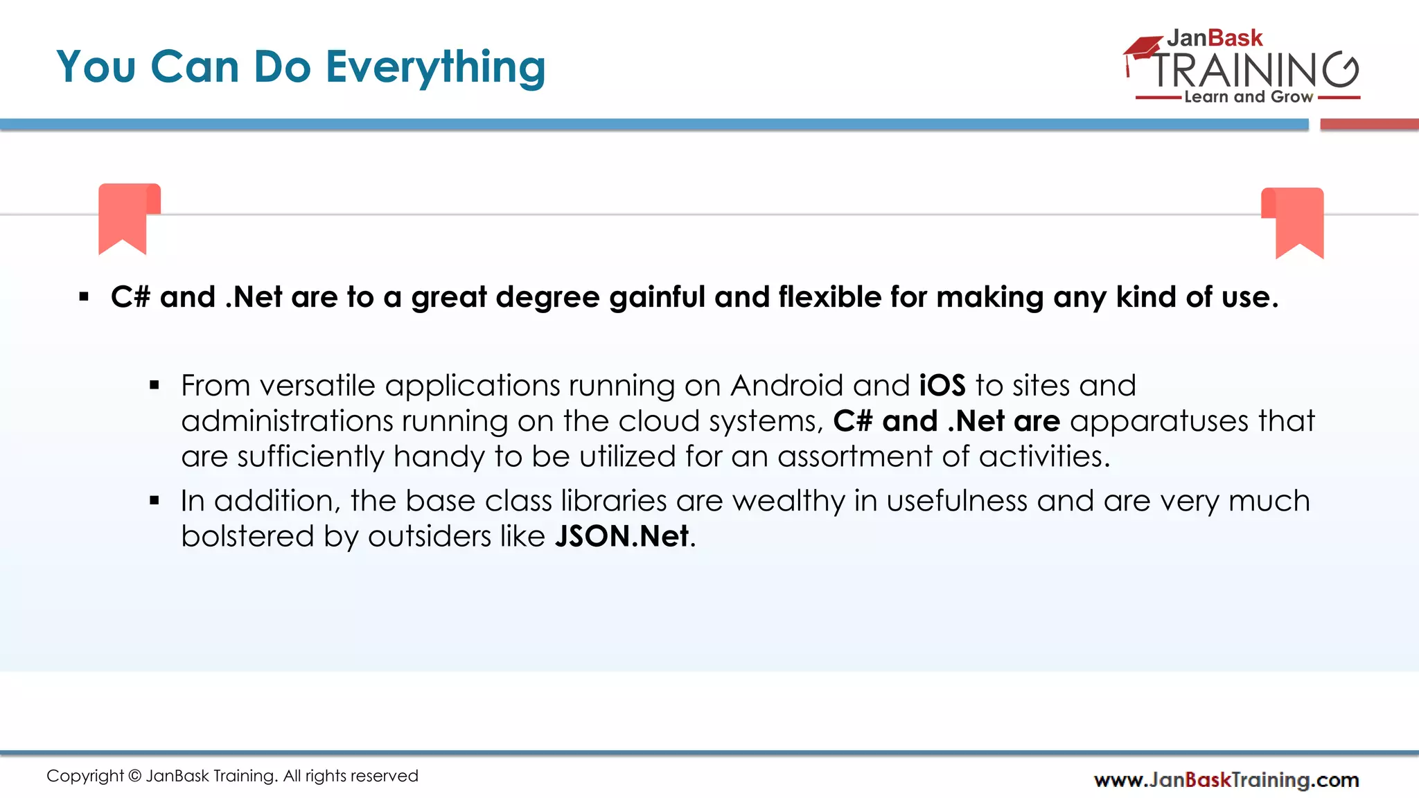 Ten compelling reasons to learn .net framework | PPT