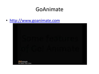 Ten cool tools for eLearning | PPTX | Internet | Computing