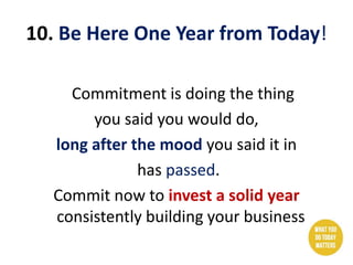 Ten core commitments | PPT