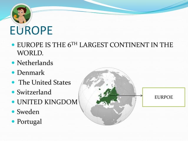 Ten countries of 4 four continents | PPT