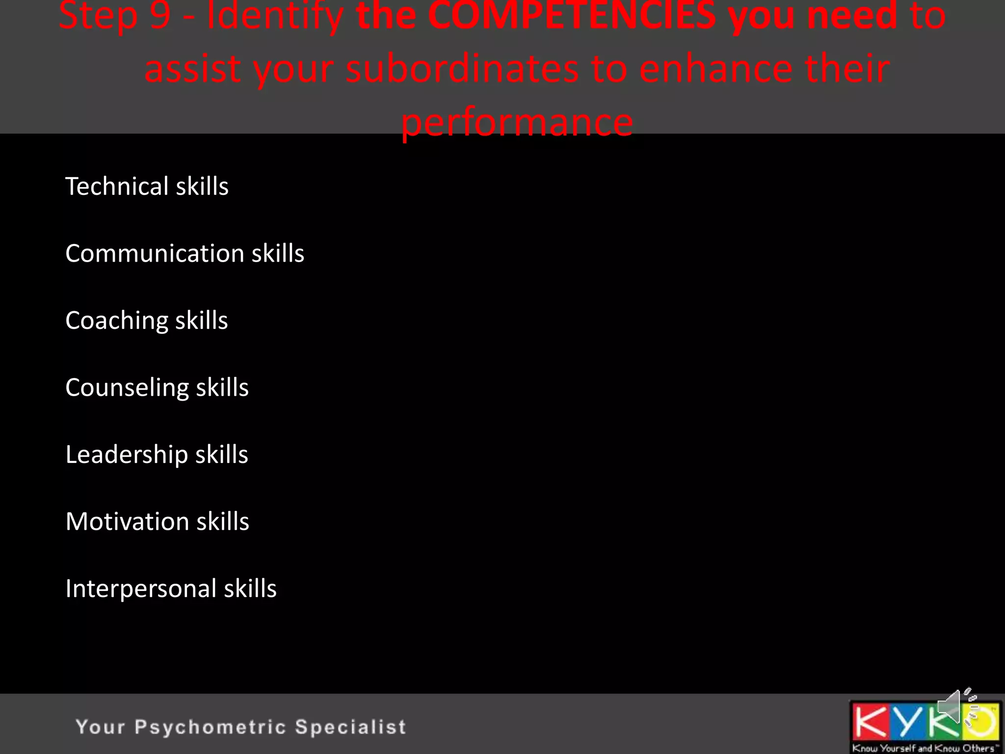 Ten critical steps in managing subordinate | PPTX