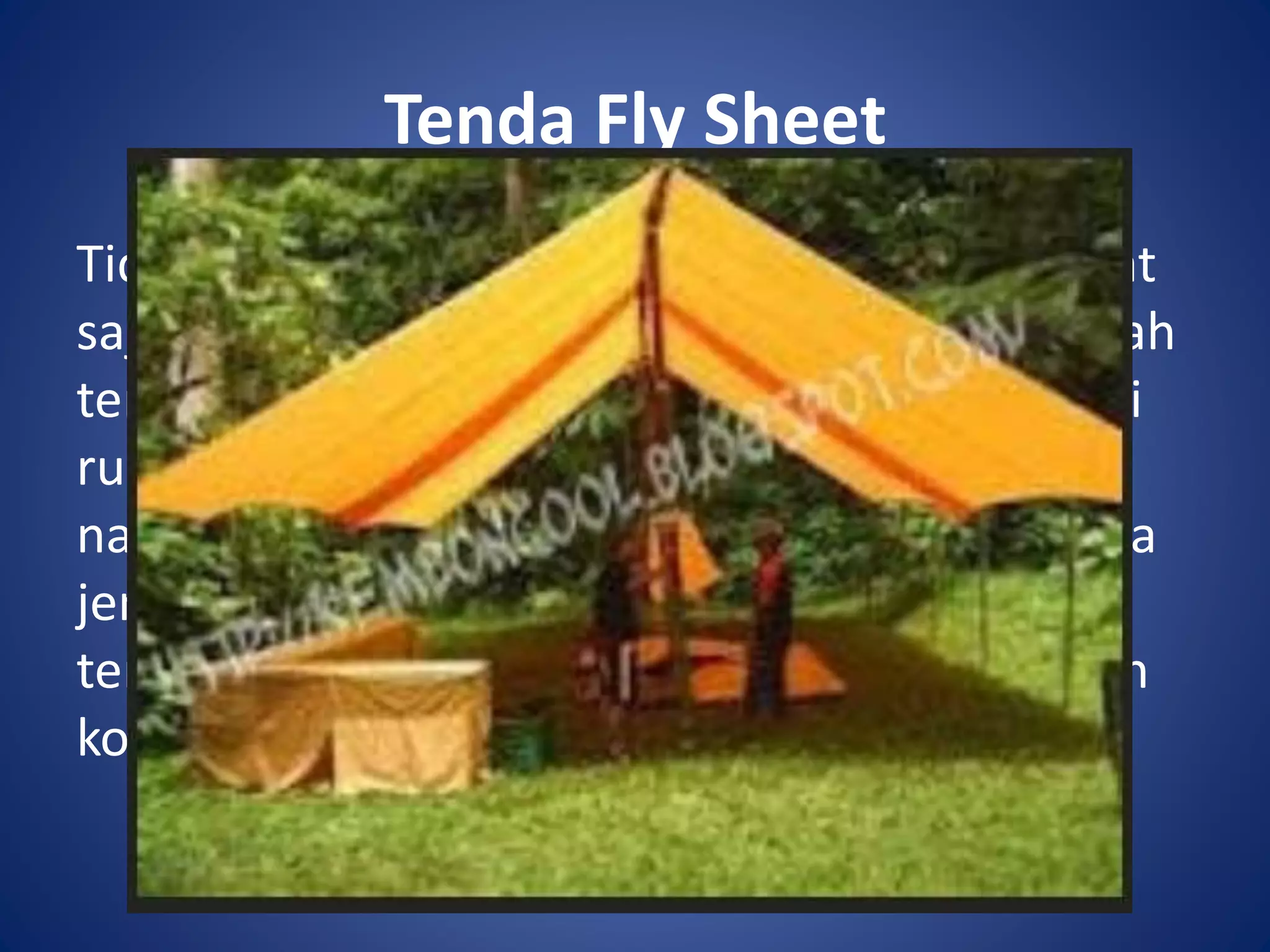 Tenda pramuka | PPTX