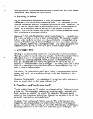 Ten deadly sins of media relations | PDF