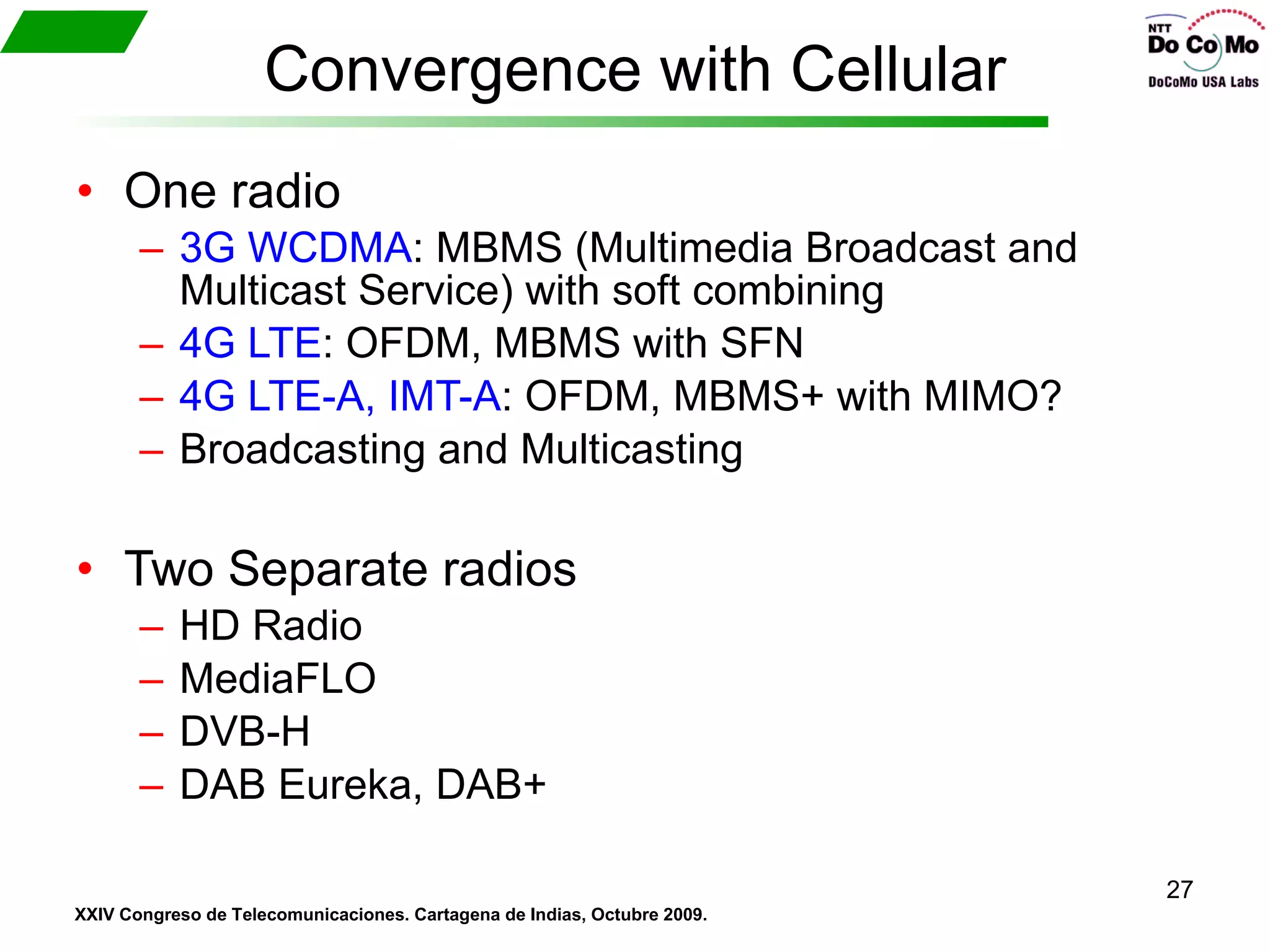 Tendencias en el uso eficiente del espectro limitado de radio | PPT
