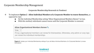 Corporate Management | Session 2 of 3 | Tendenci AMS | PDF