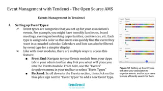 Event Management | Session 1 of 3 | Tendenci AMS | PPT