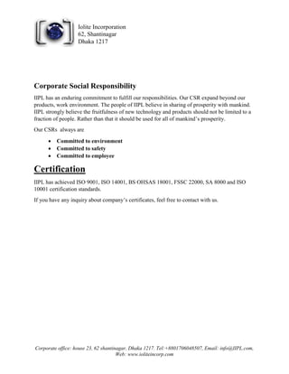 How to write a Tender (Example) | PDF