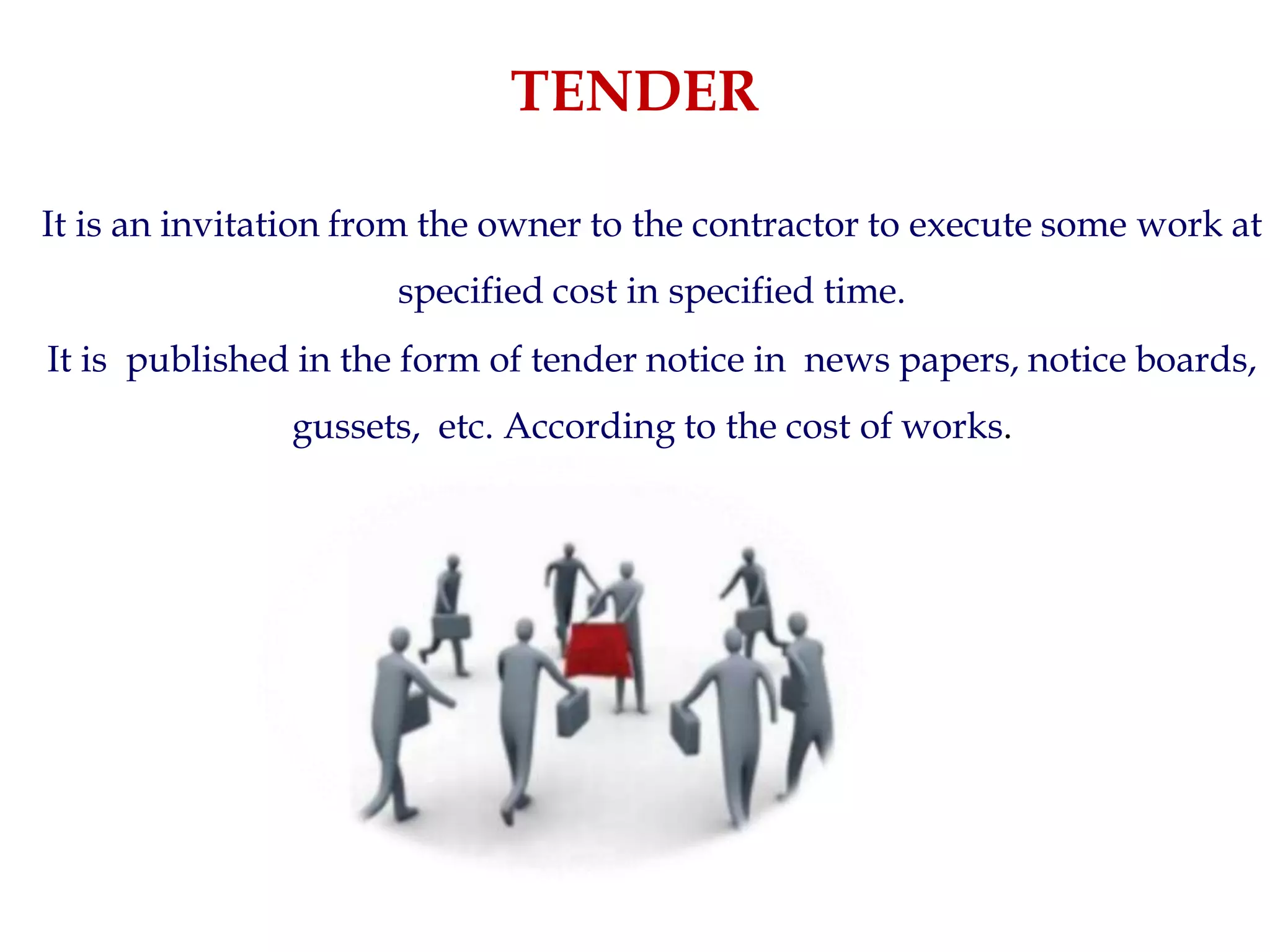 Tender | PPTX