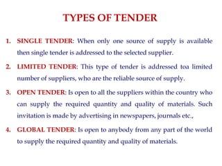 Tender | PPTX