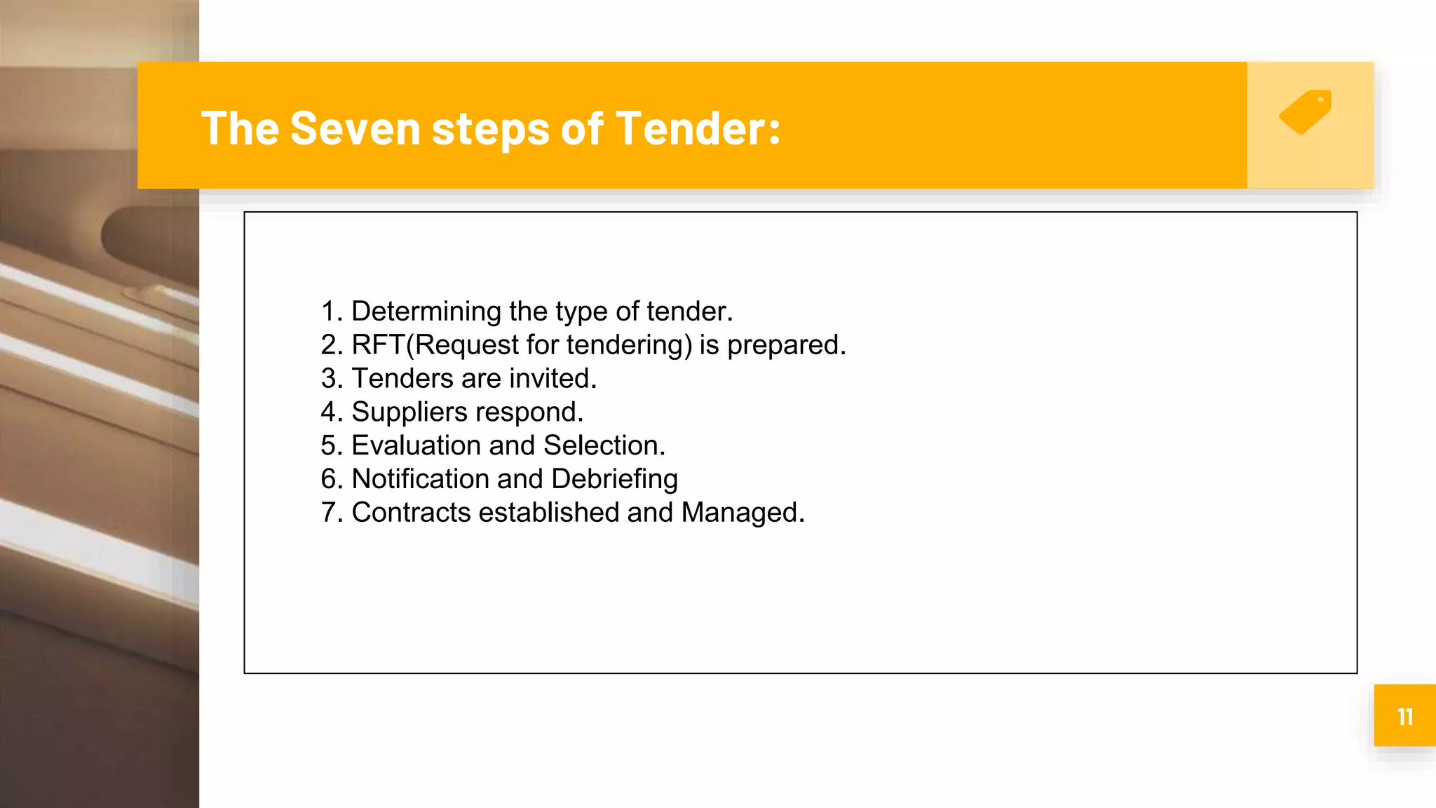 Tenders, their types and process | PPTX