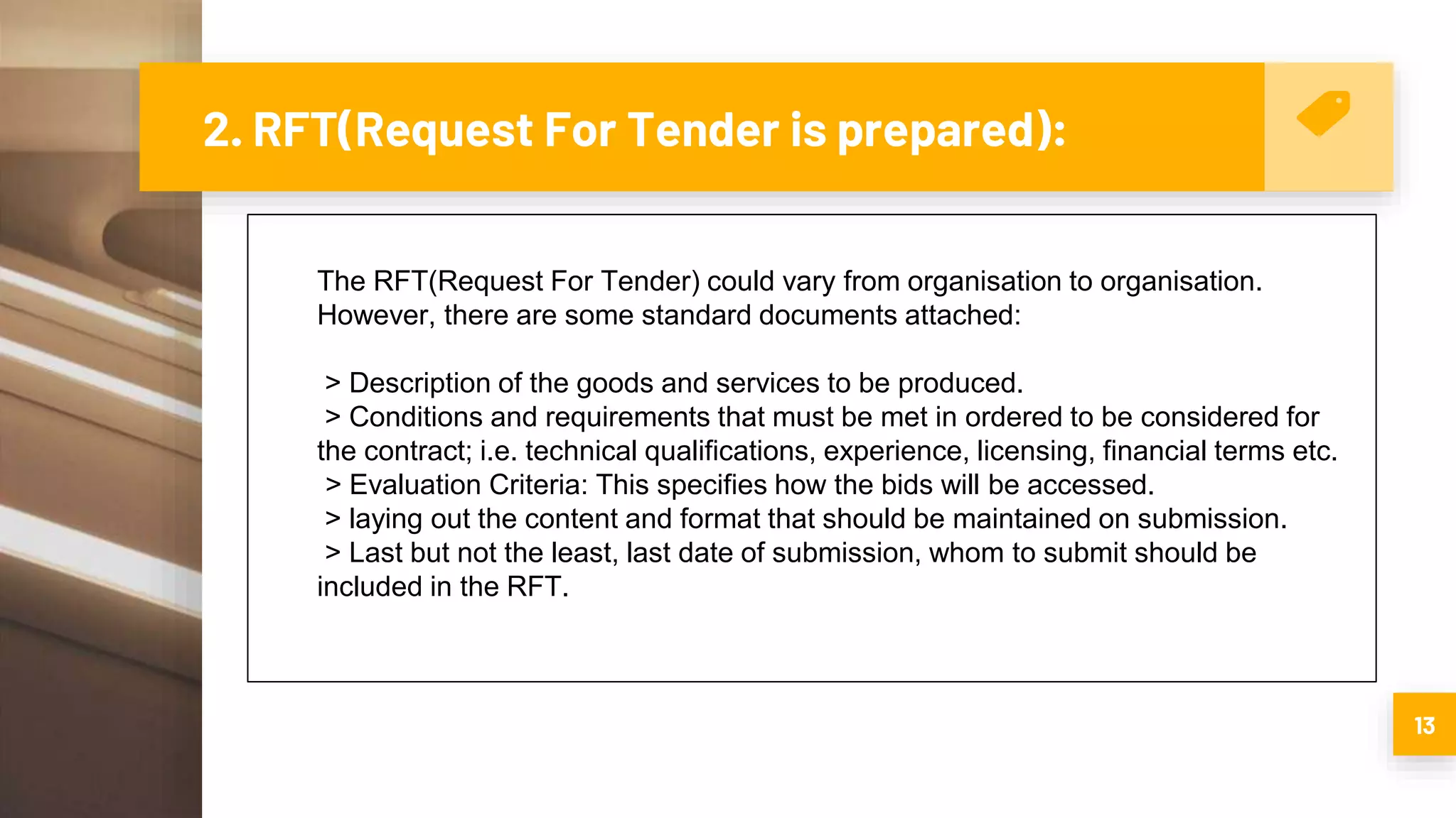 Tenders, their types and process | PPTX
