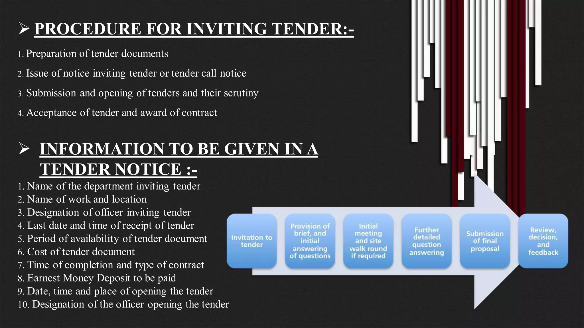 Types of Tender and their Process | PDF