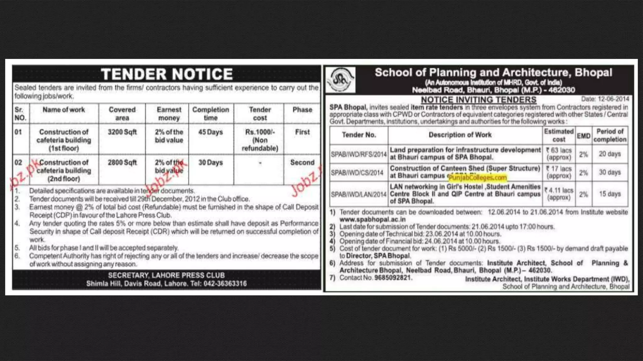 Types of Tender and their Process | PDF