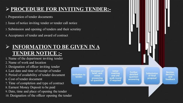 Types of Tender and their Process | PDF