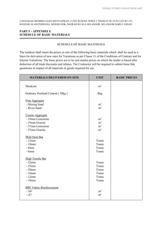 Measurement 4 Tender Document | PDF