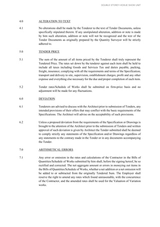 Measurement 4 Tender Document | PDF