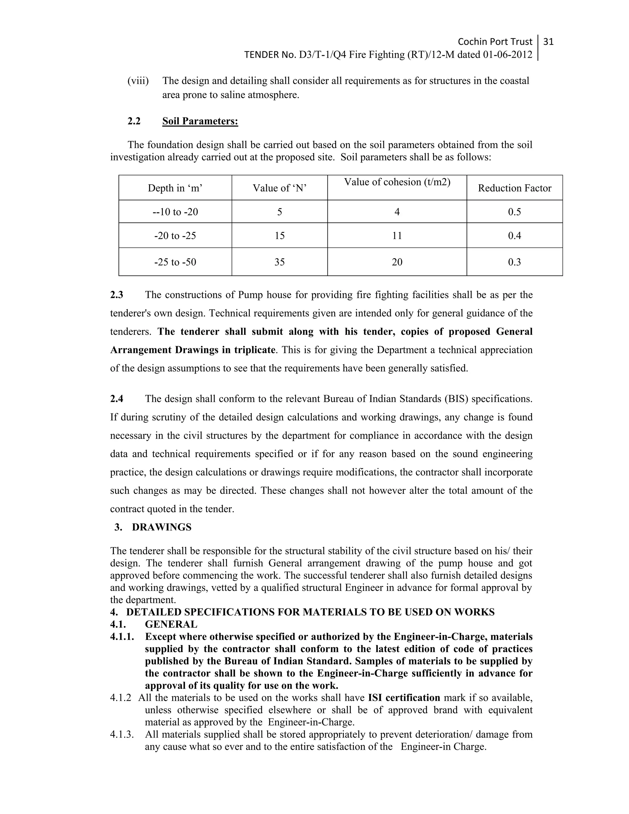 Tender document q4 oiljetty firefighting | PDF
