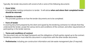 Tendering | PPTX