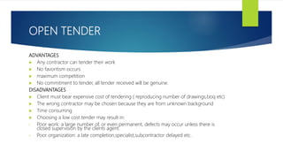 Tendering | PPTX