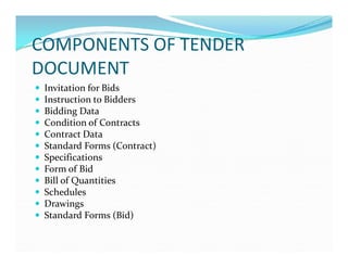 Tendering.pdf | Business | Business and Finance