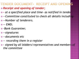 Tendering in the domain of construction industry | PPT