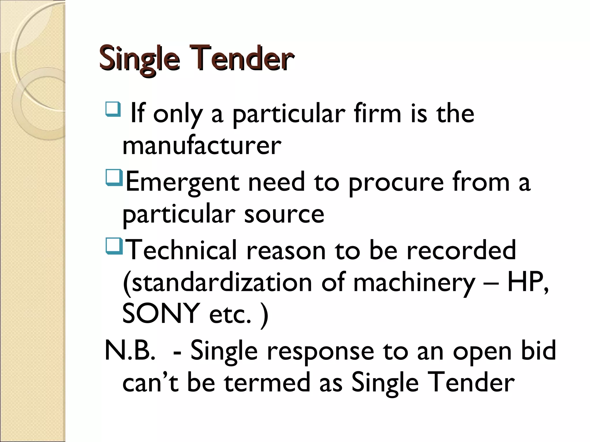 Tendering process cvc_guidelines | PPT