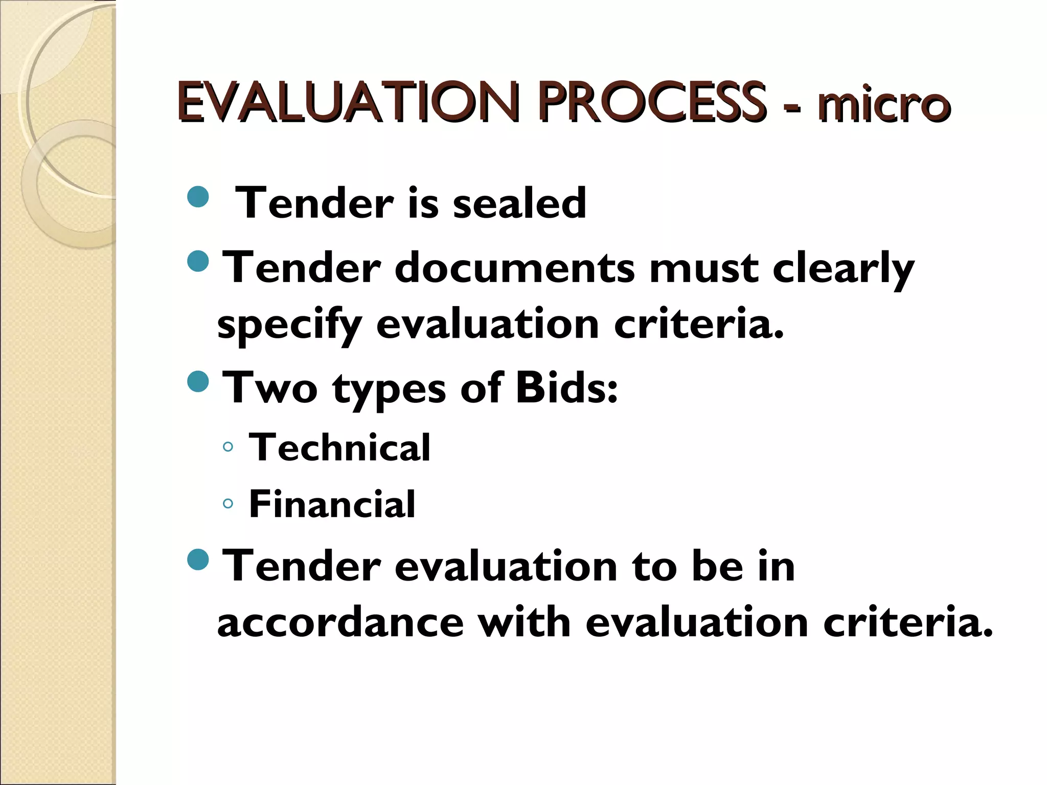 Tendering process cvc_guidelines | PPT