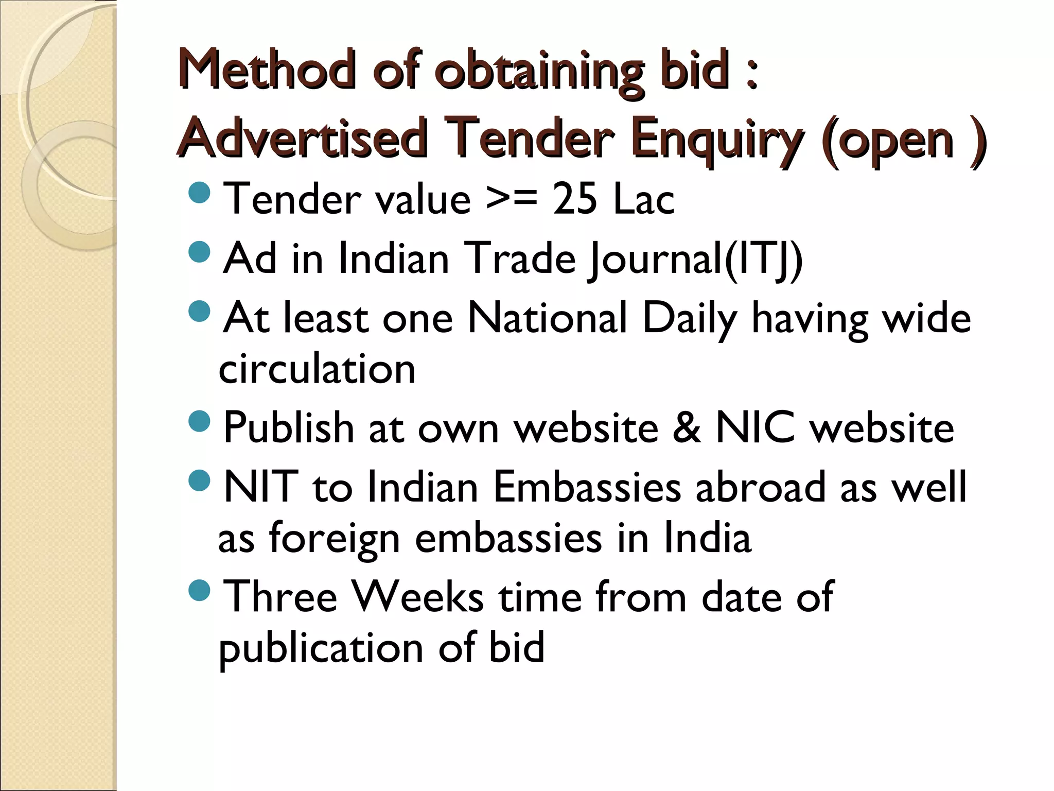 Tendering process cvc_guidelines | PPT