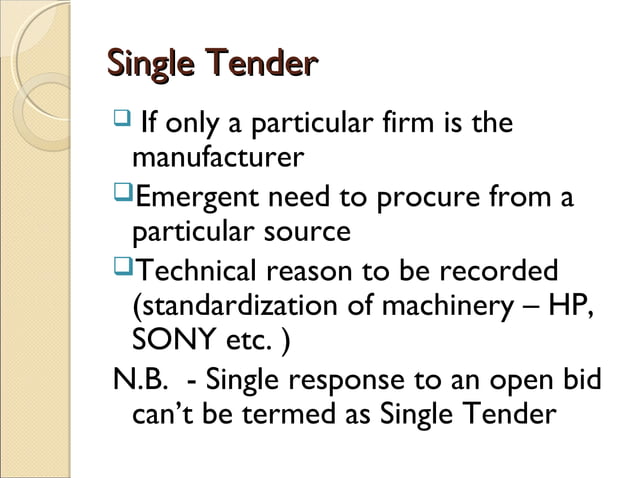 Tendering process cvc_guidelines | PPT