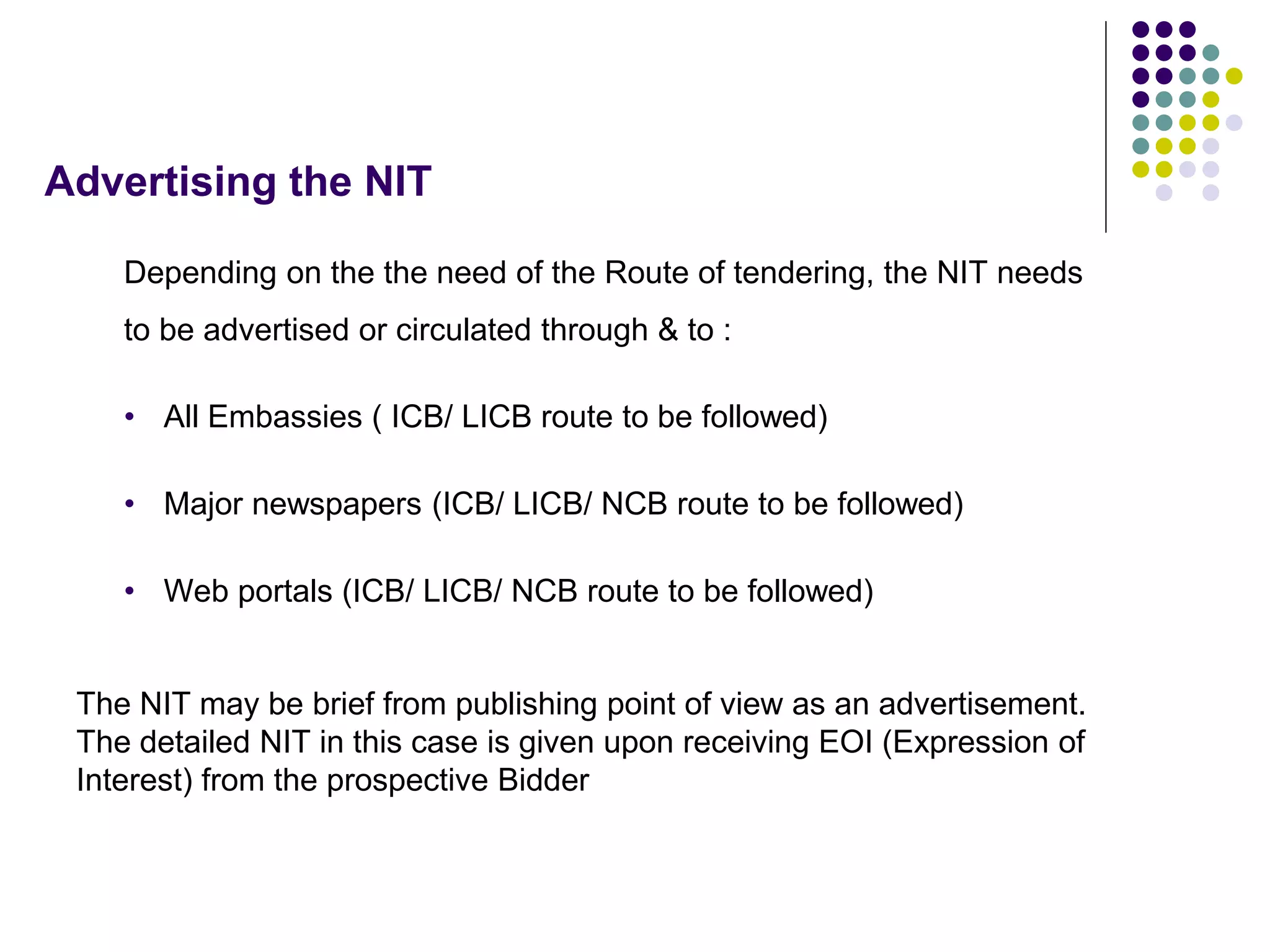 Tendering process, Bid Evaluation & Award Process | PPTX