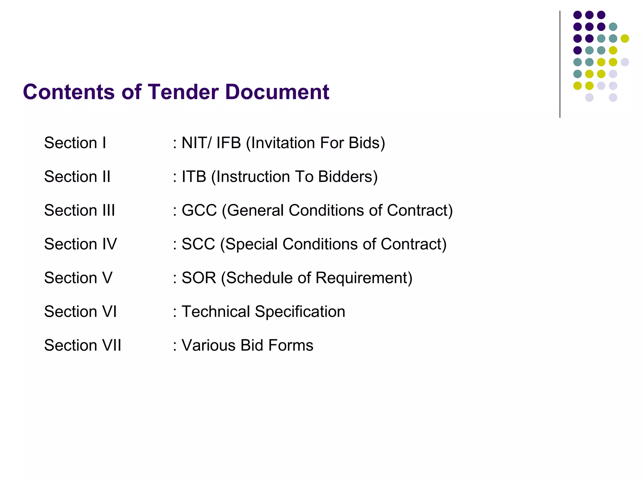 Tendering process, Bid Evaluation & Award Process | PPTX