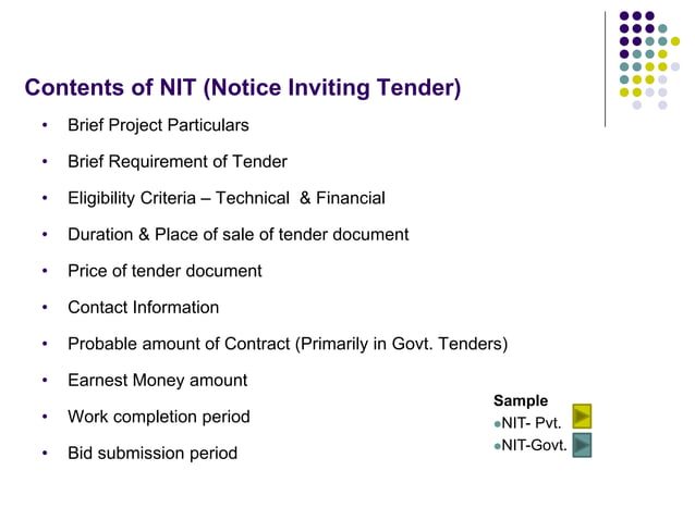 Tendering process, Bid Evaluation & Award Process | PPTX