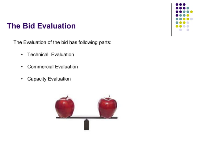 Tendering process, Bid Evaluation & Award Process | PPTX