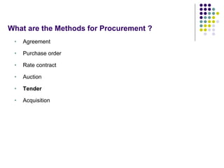 Tendering process, Bid Evaluation & Award Process | PPTX
