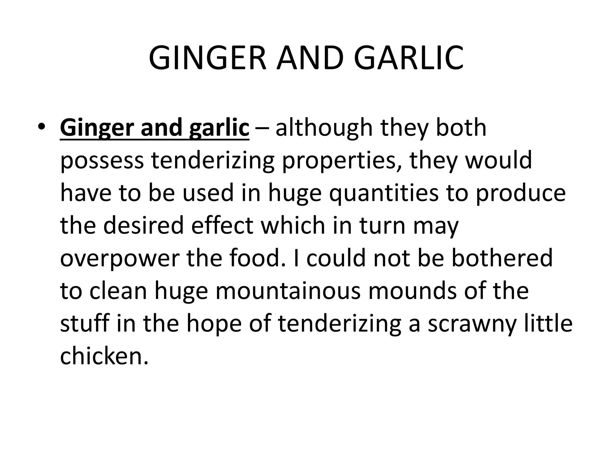 Tenderizing agents used in indian cuisine | PPTX