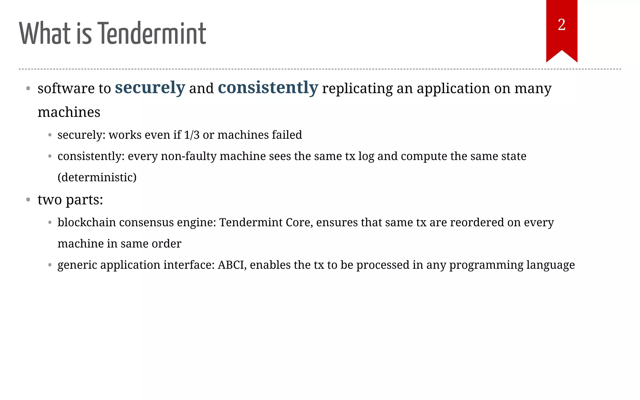 Tendermint in a nutshell | PDF