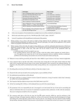 Tender notice for west bengal PWD for traffic and other surveys | PDF