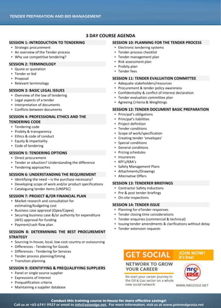 Tender Preparation & Bid Management | PDF