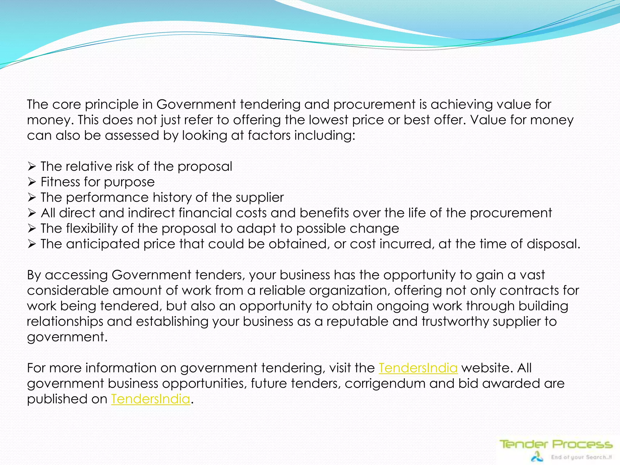Tender Process | A Complete Procurement Guide | PPTX