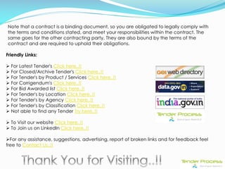 Tender Process | A Complete Procurement Guide | PPTX