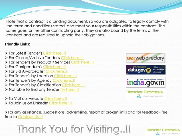 Tender Process | A Complete Procurement Guide | PPTX