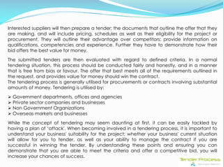 Tender Process | A Complete Procurement Guide | PPTX