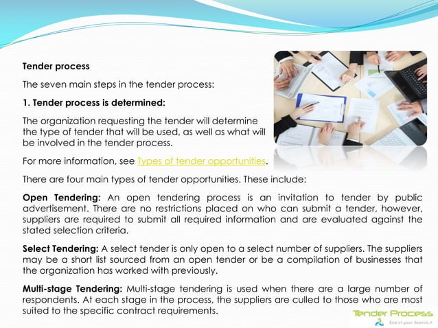 Tender Process | A Complete Procurement Guide | PPTX