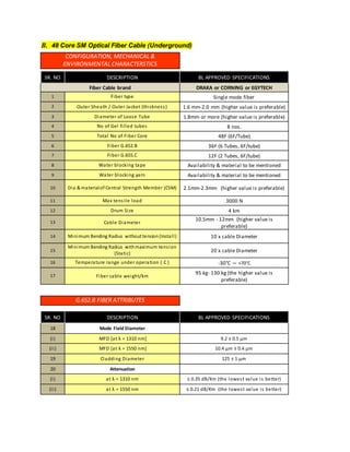Tender requirement & technical specification jaiswal | PDF