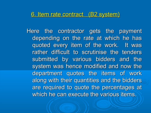 Tenders in professional practice | PDF