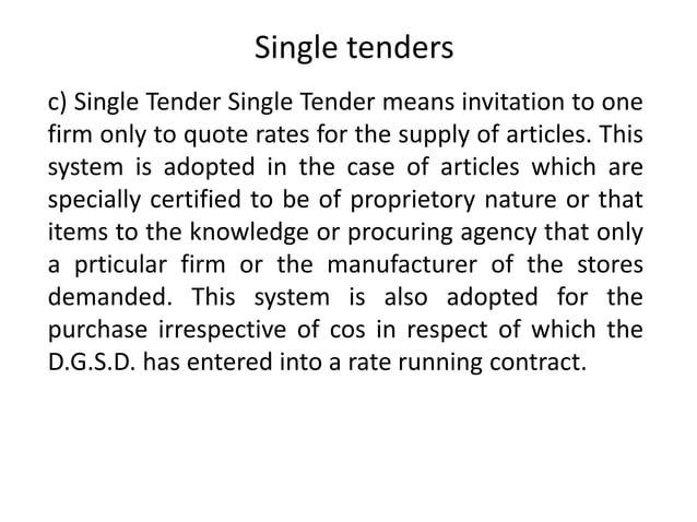 Tenders , Invitation of tender | PPTX