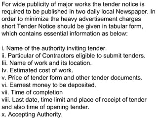 TENDERS AND TENDER DOCUMENTS.ppt