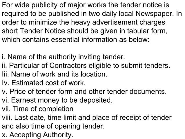 TENDERS AND TENDER DOCUMENTS.ppt