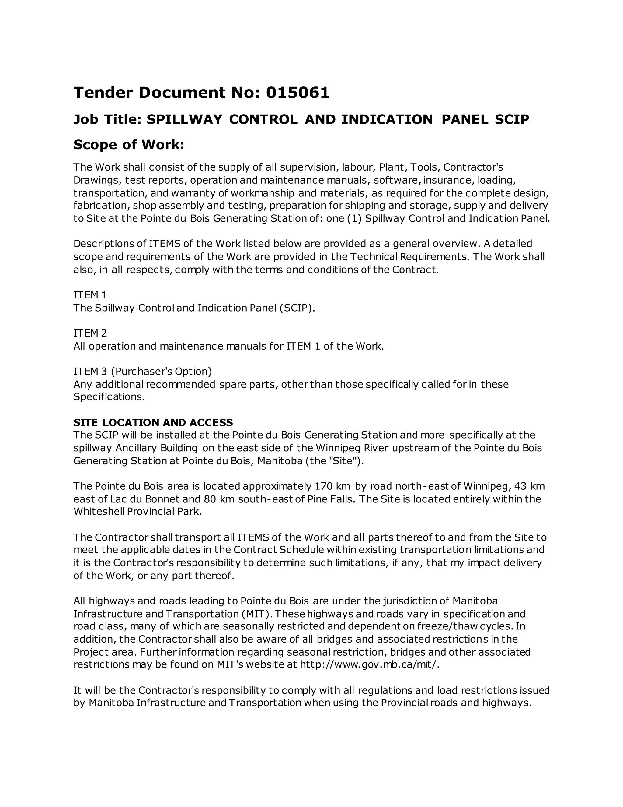 Tender specimen__How to write a Facinating Tender Notice!!! | DOCX ...